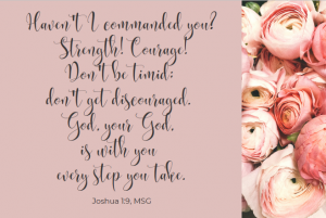 Courage Scripture Cards 4x6 Printable Download - Holly D. Murray