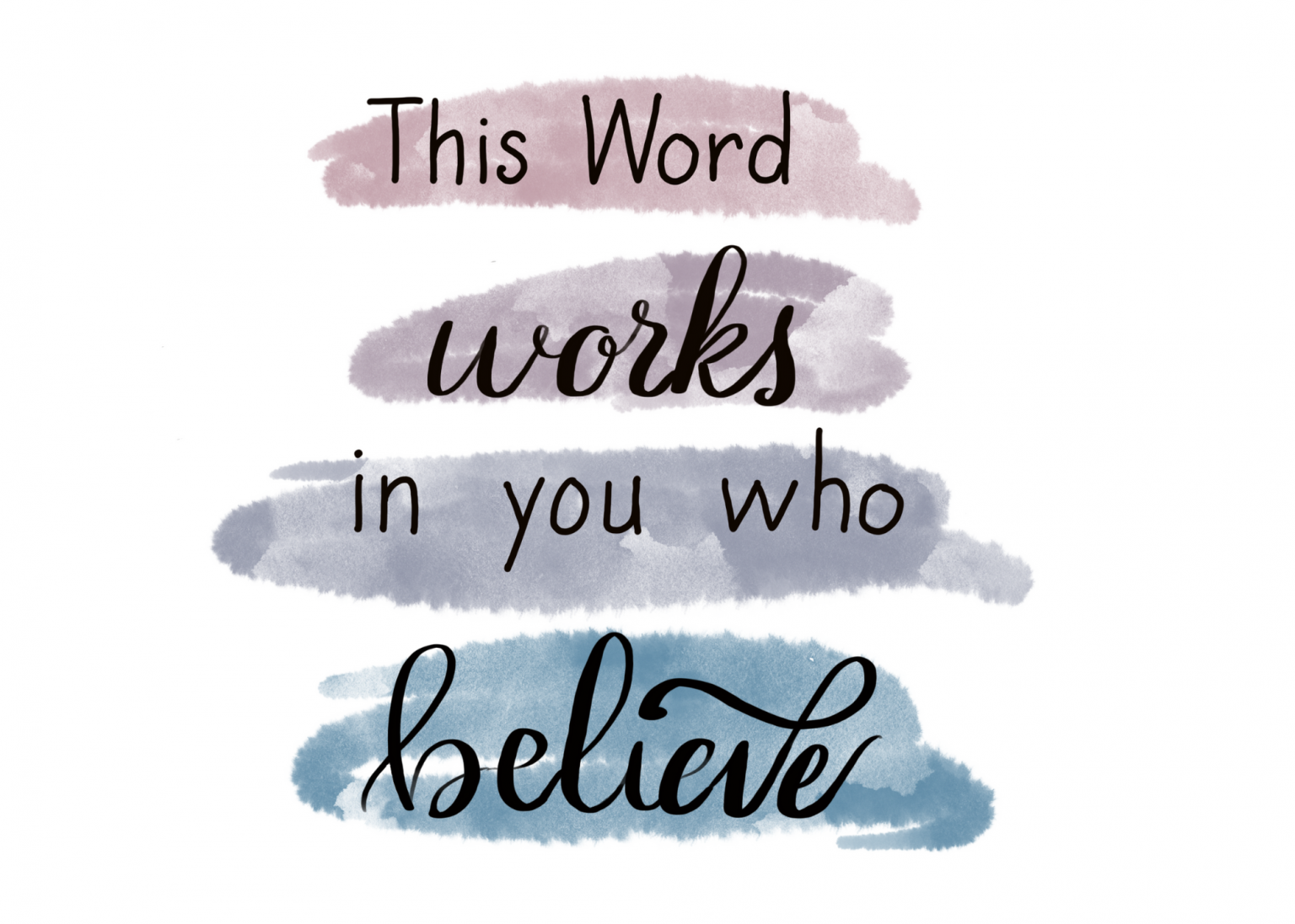 This Word Works 5 x 7 Printable Download - Holly D. Murray